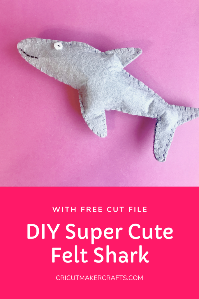 Super Easy Felt Shark FREE SVG and Pattern - Jav Sid