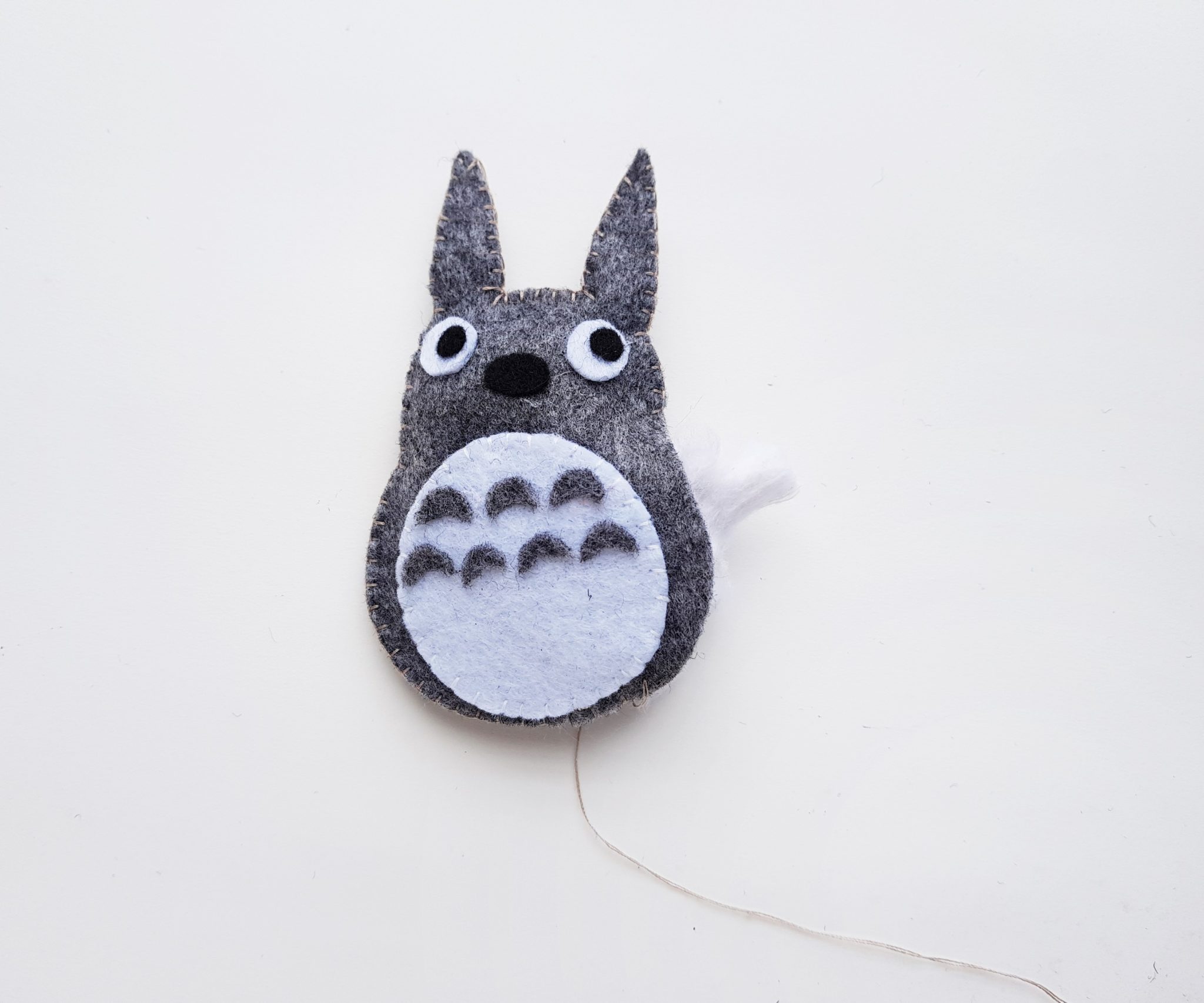FREE Plush Totoro Template + Tutorial + SVG - Jav Sid