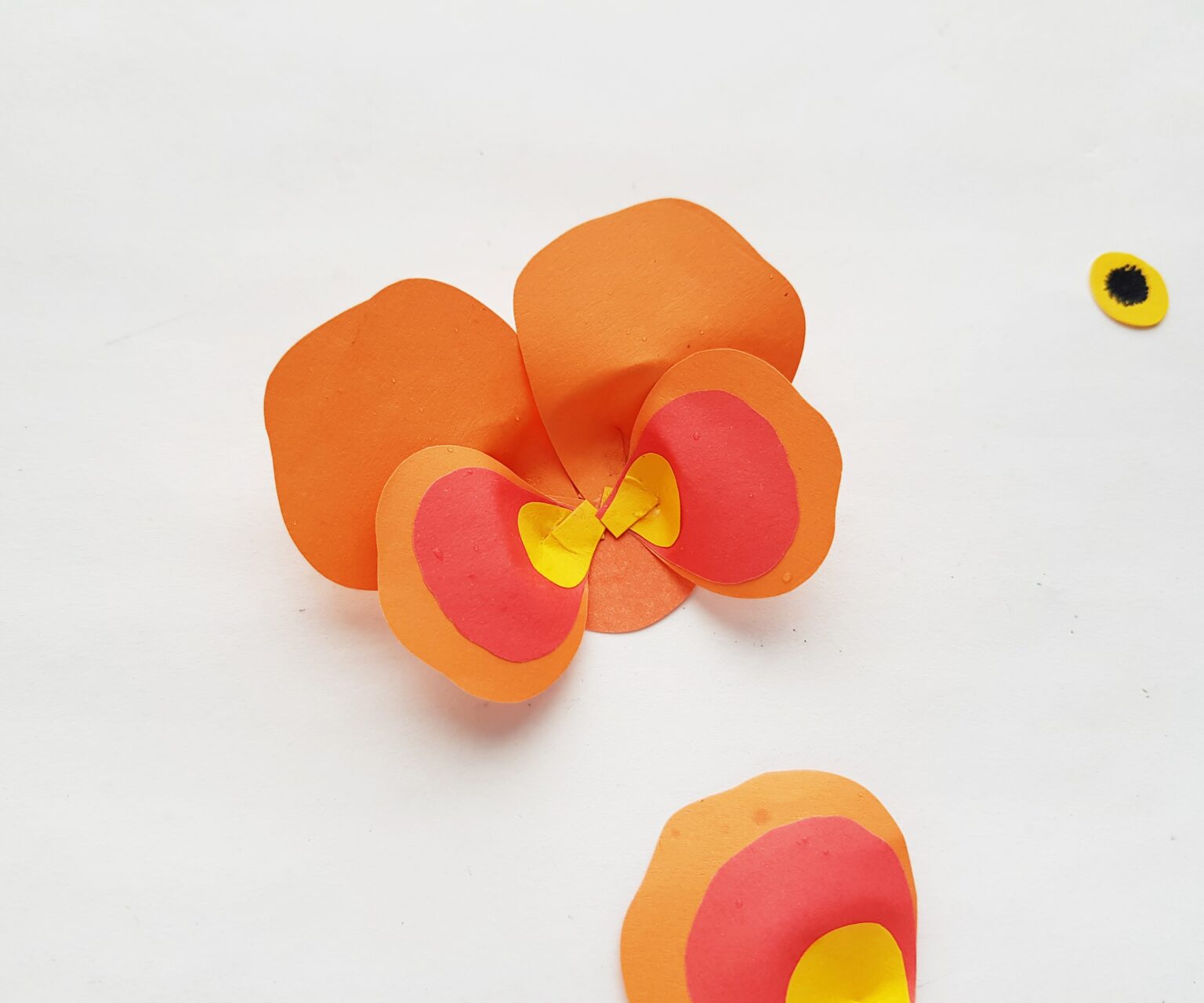 EASY and Free Paper Pansy Template + SVG - Jav Sid